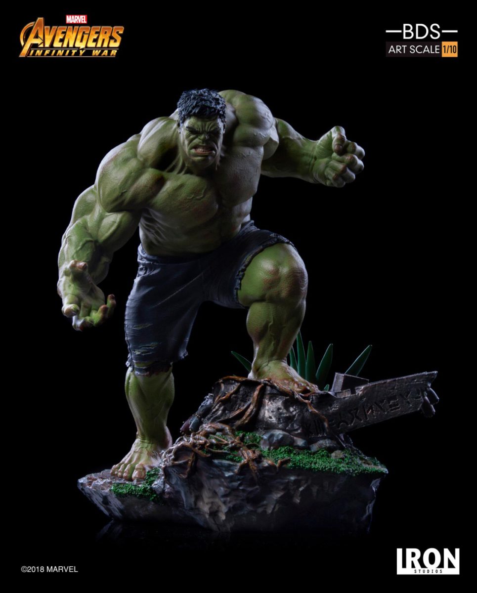 MARVEL: AVENGERS INFINITY WAR – HULK BDS ART SCALE 1/10 STATUE IRON ...